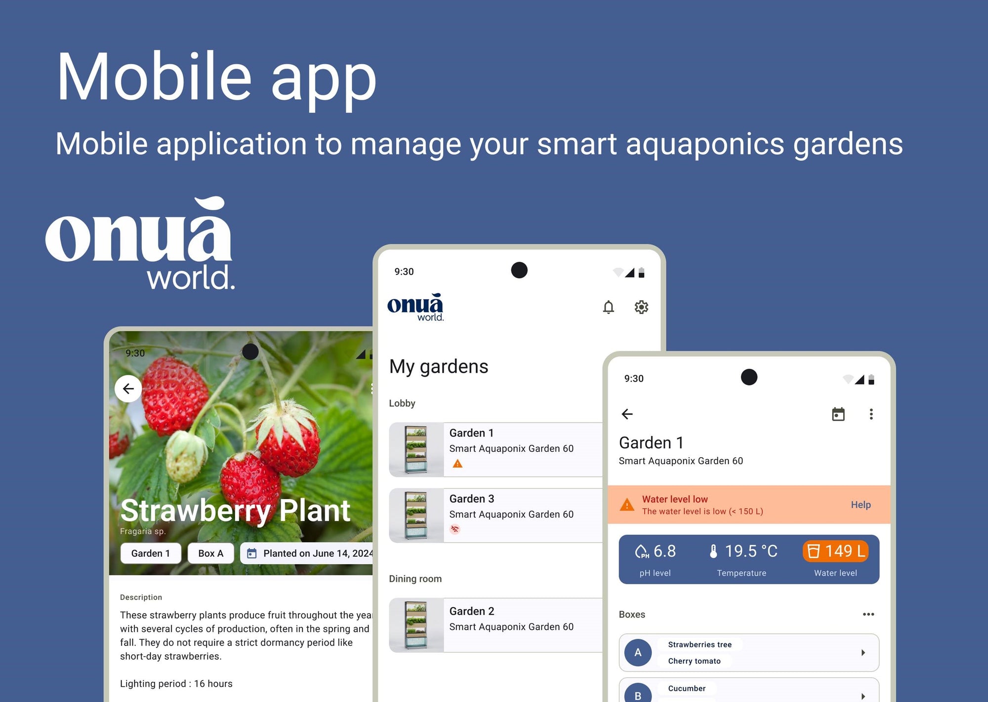 Onuà World - Smart Aquaponics Indoor Garden